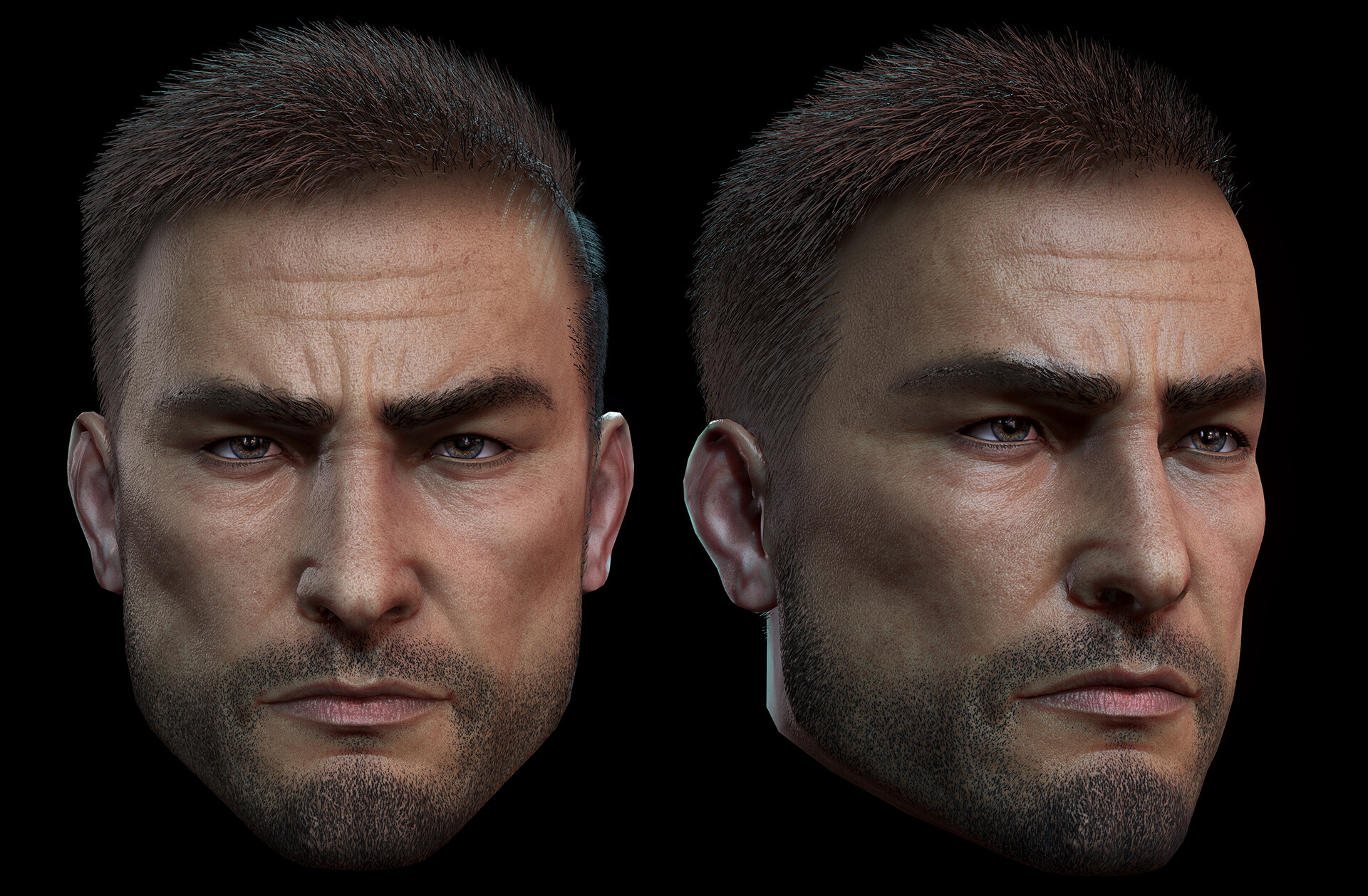 ArtStation - Warrior's head