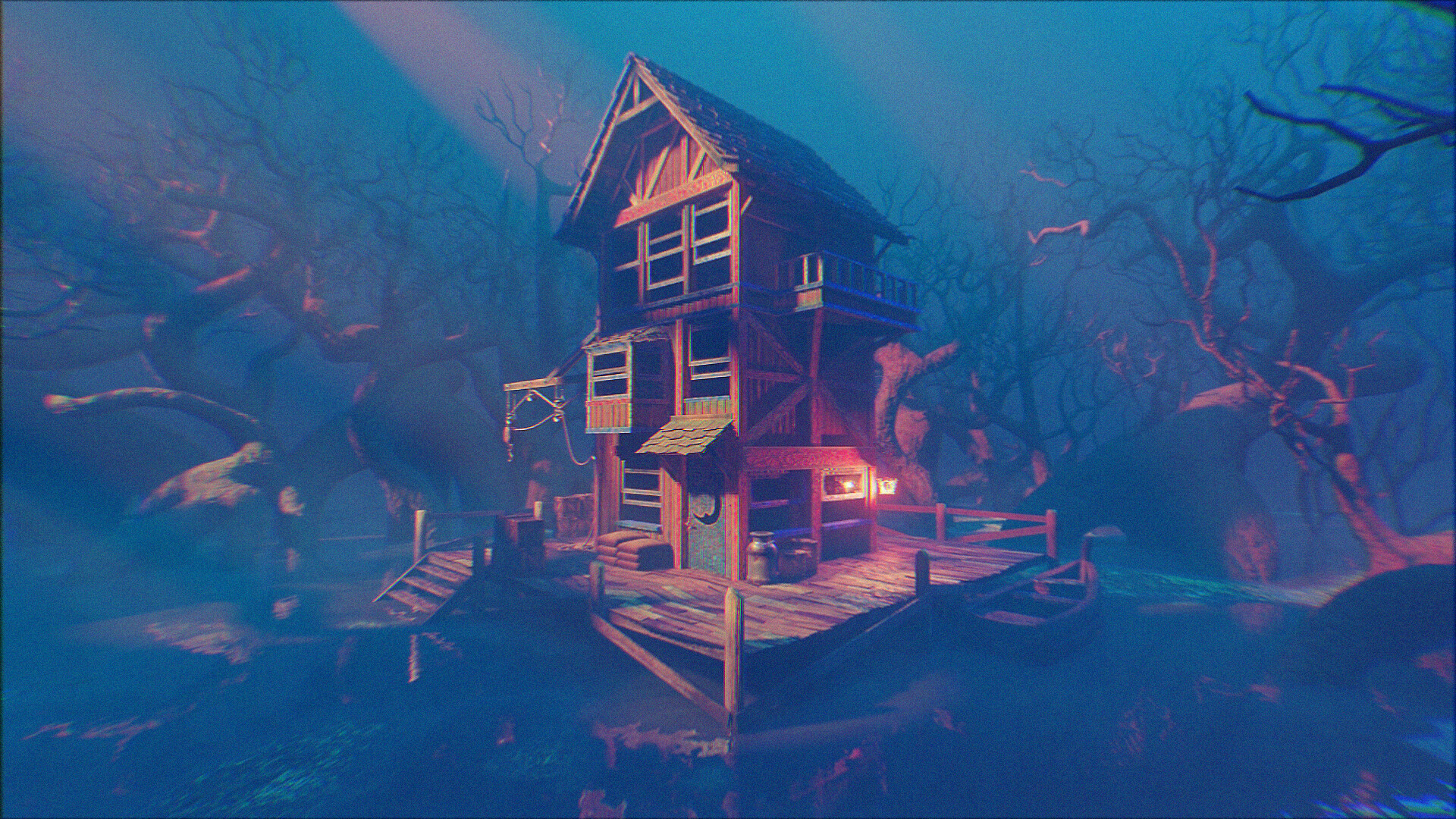 ArtStation - Swamp House (Real-time)