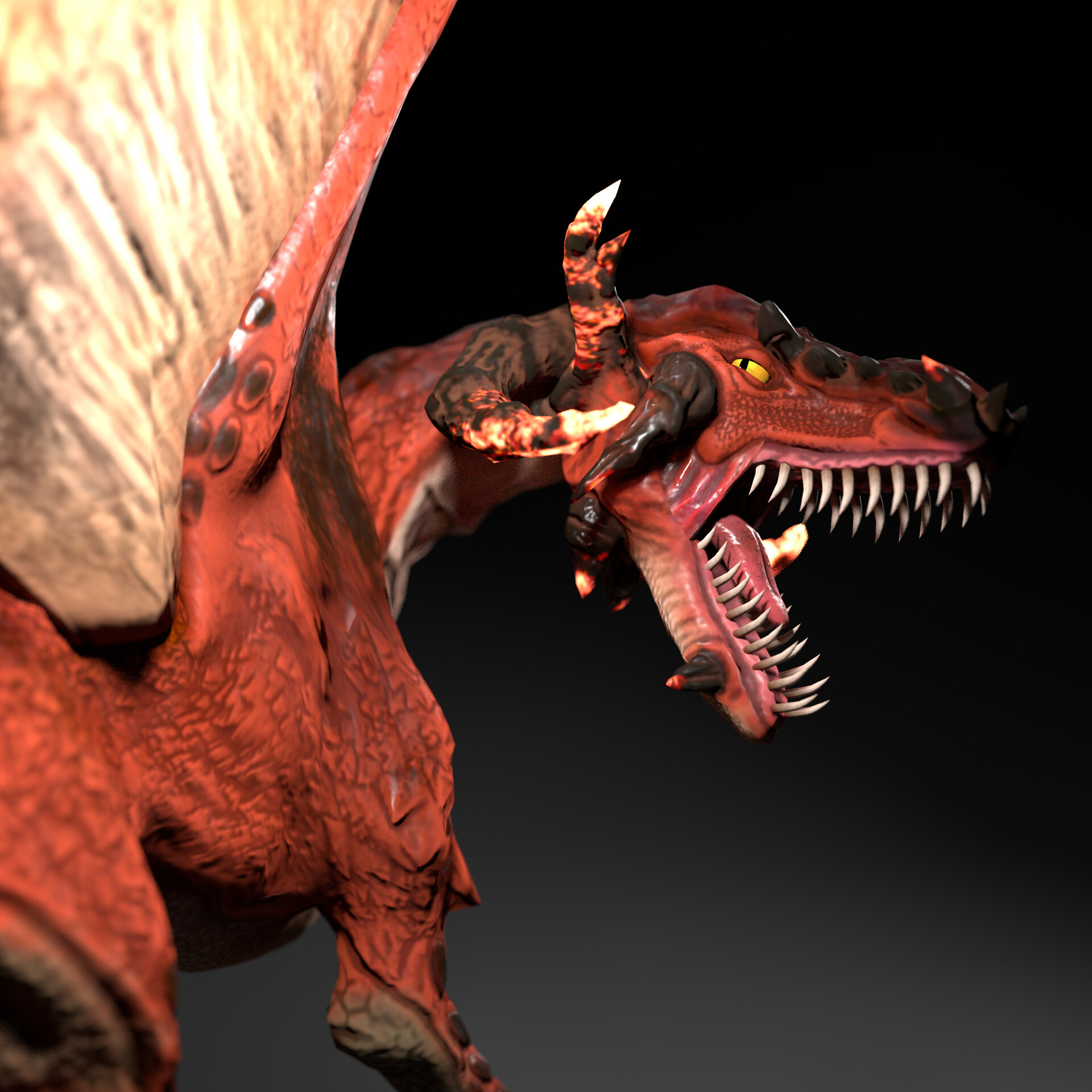 ArtStation - Fire Dragon