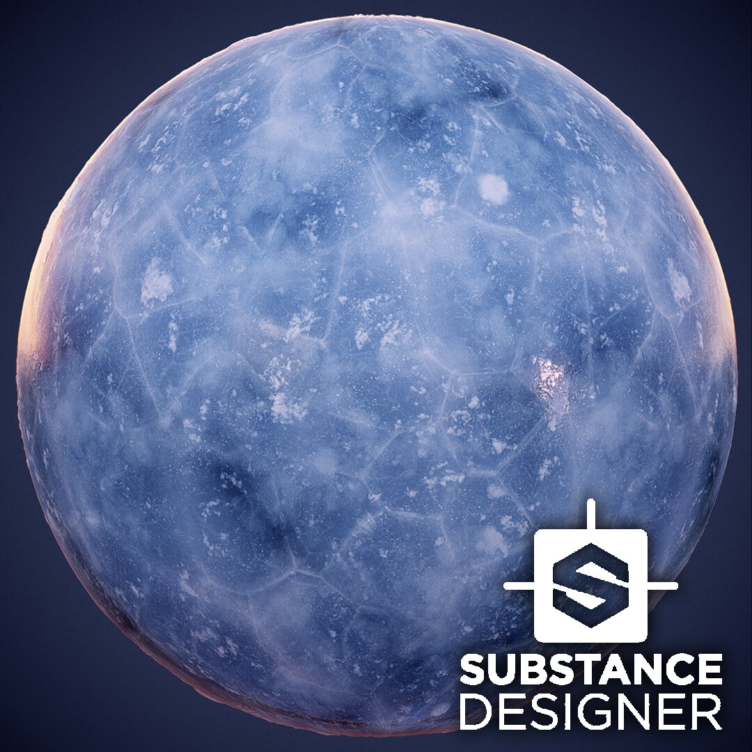 ArtStation - Frozen Lake Ice Material