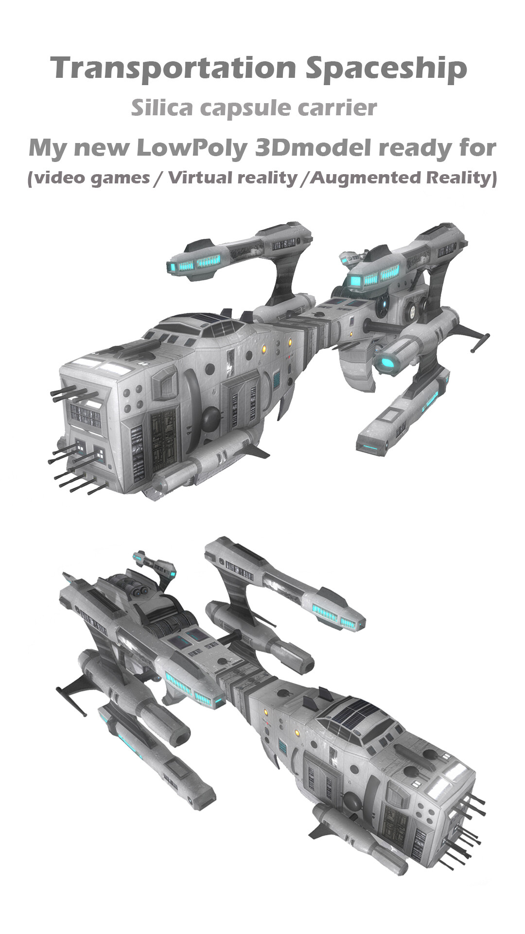 ArtStation - Transportation Spaceship