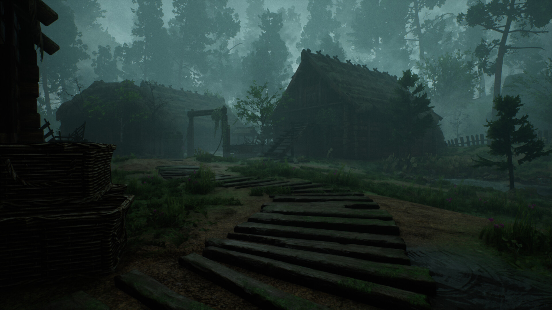 ArtStation - UE4 Old Village Relight: Horror Village