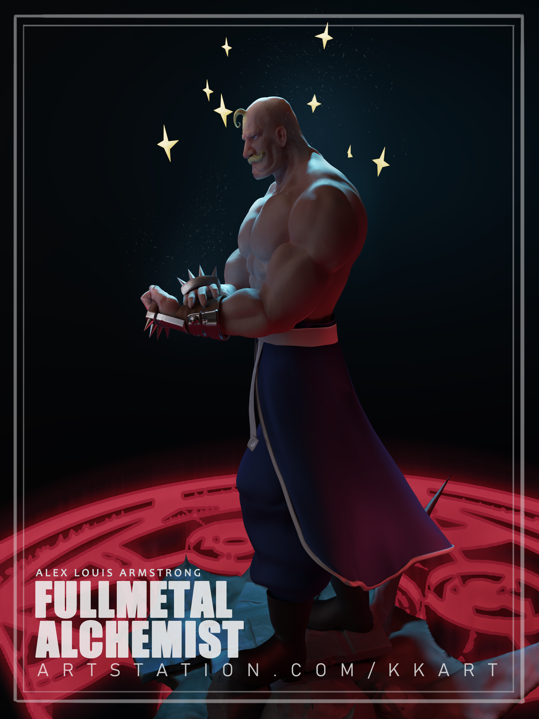 ArtStation - FULLMETAL ALCHEMIST's Fan Art——Alex Louis Armstrong