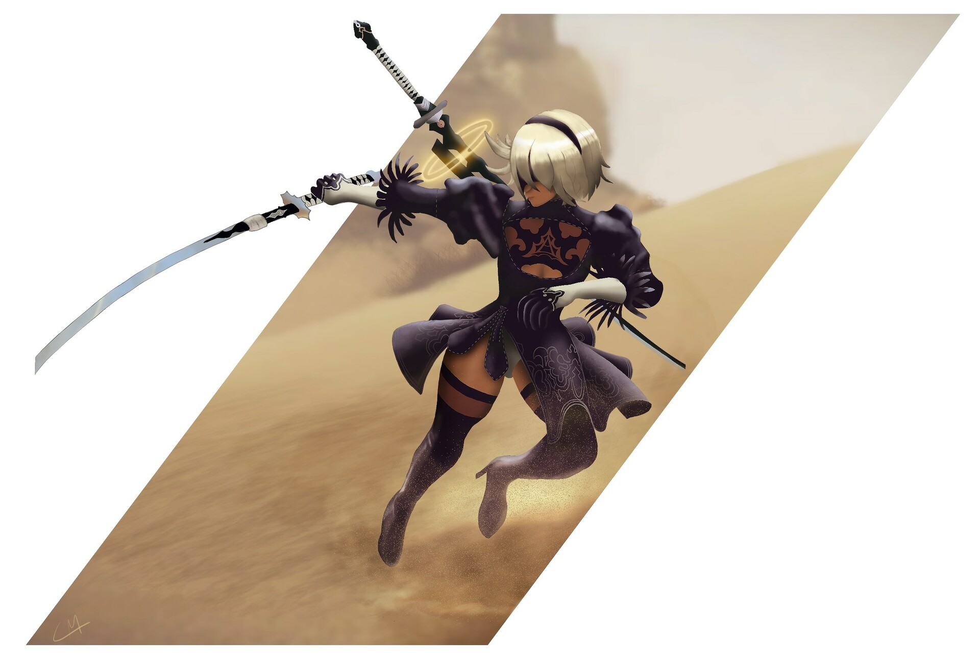 ArtStation - 2B Nier Automata