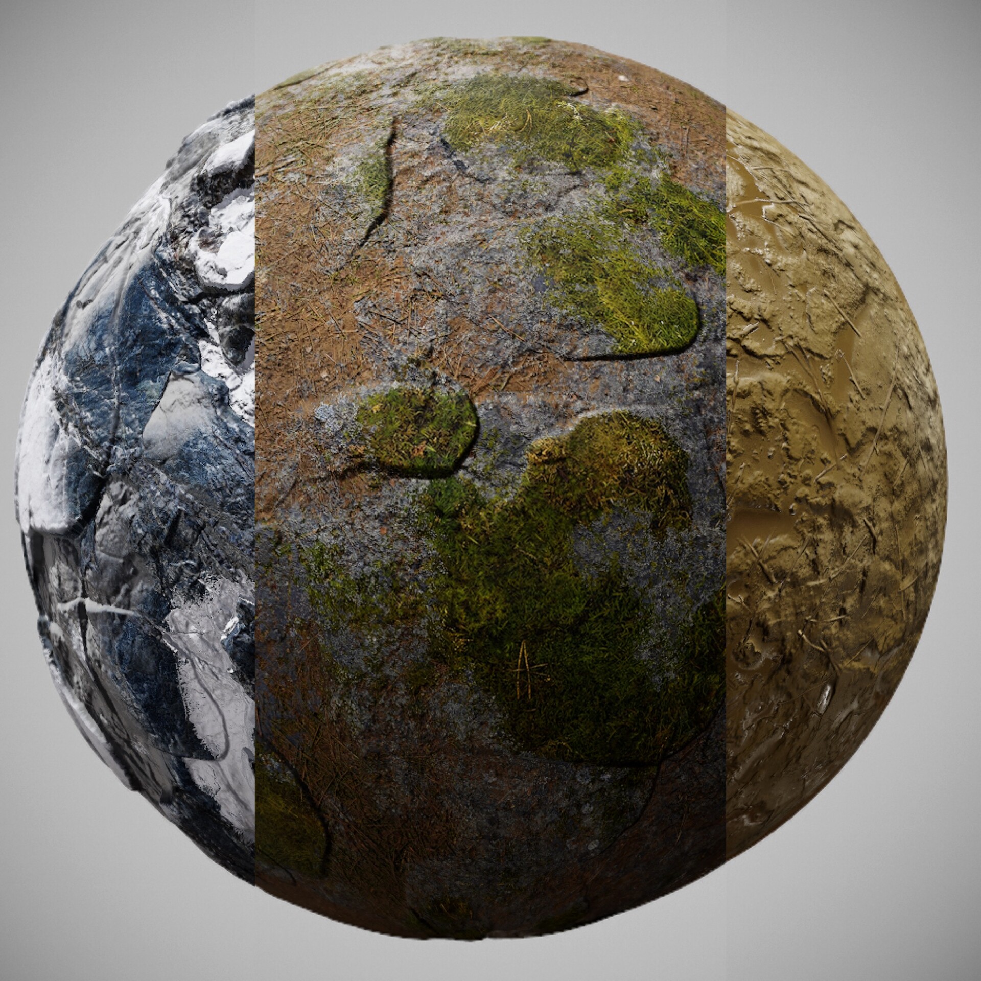 ArtStation - My first surface textures