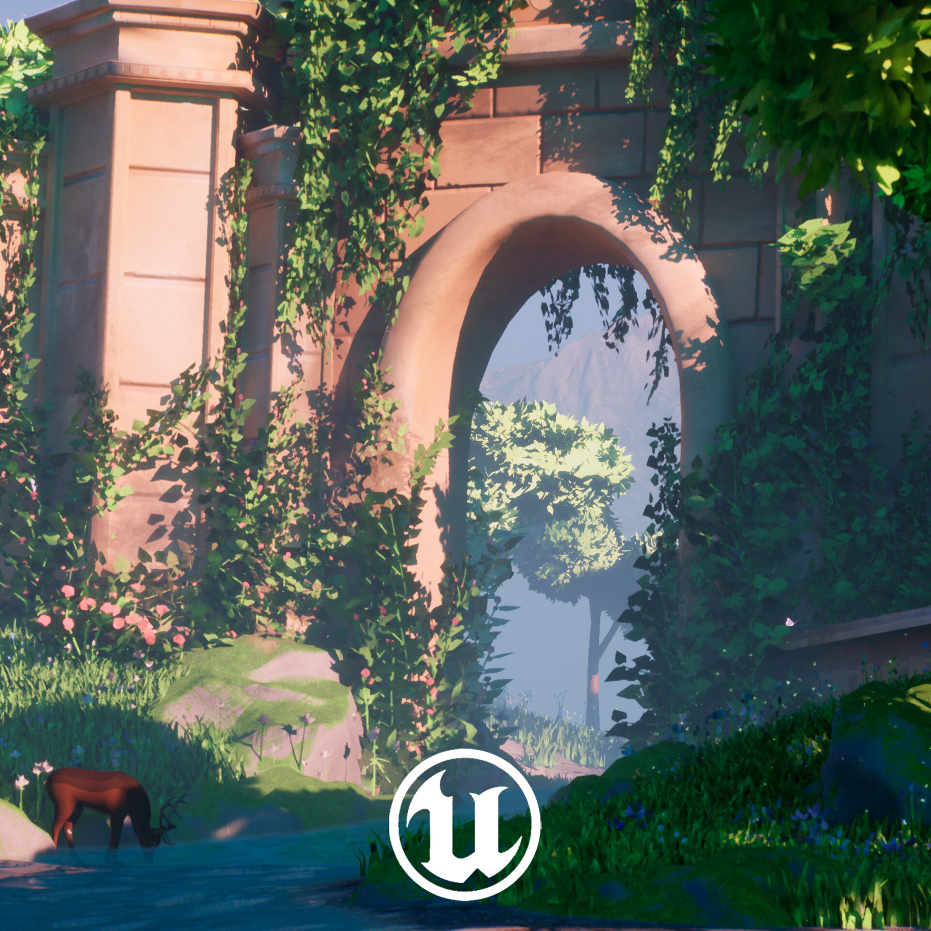 ArtStation - Overgrown Ruins - Zelda