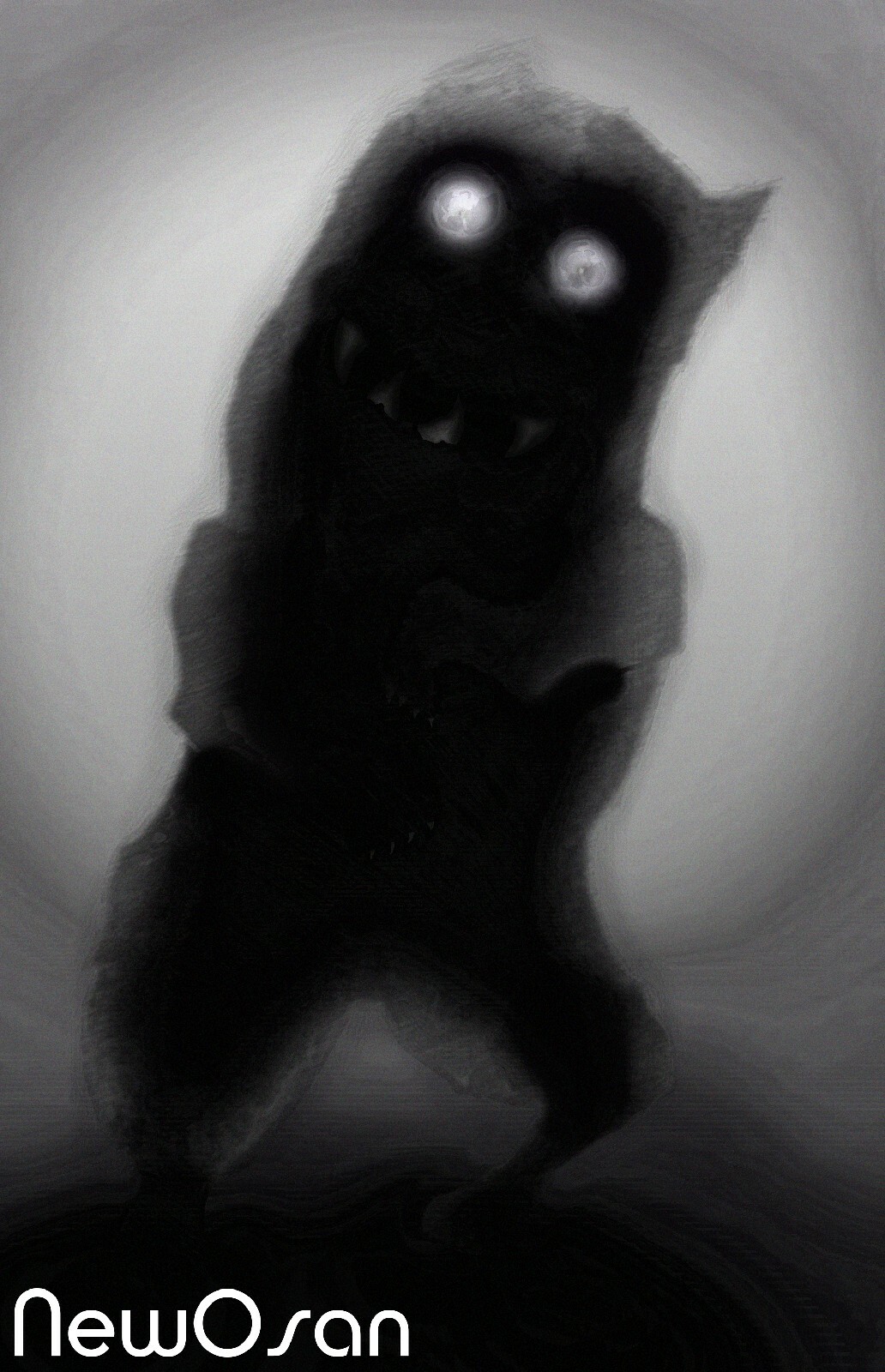 ArtStation - Monster | 2D | horror