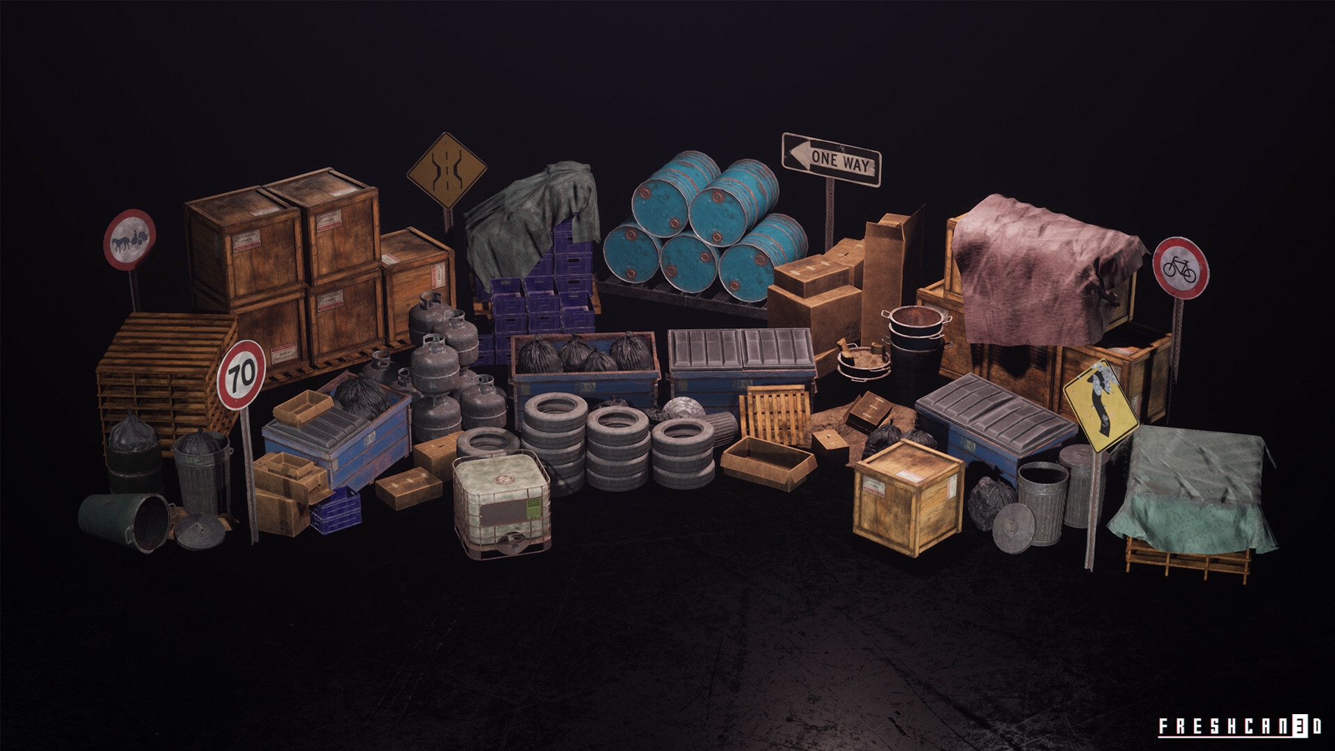 ArtStation - Barnyard Props & Structures Pack - Overview