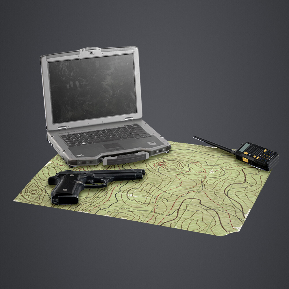 ArtStation - Map diorama