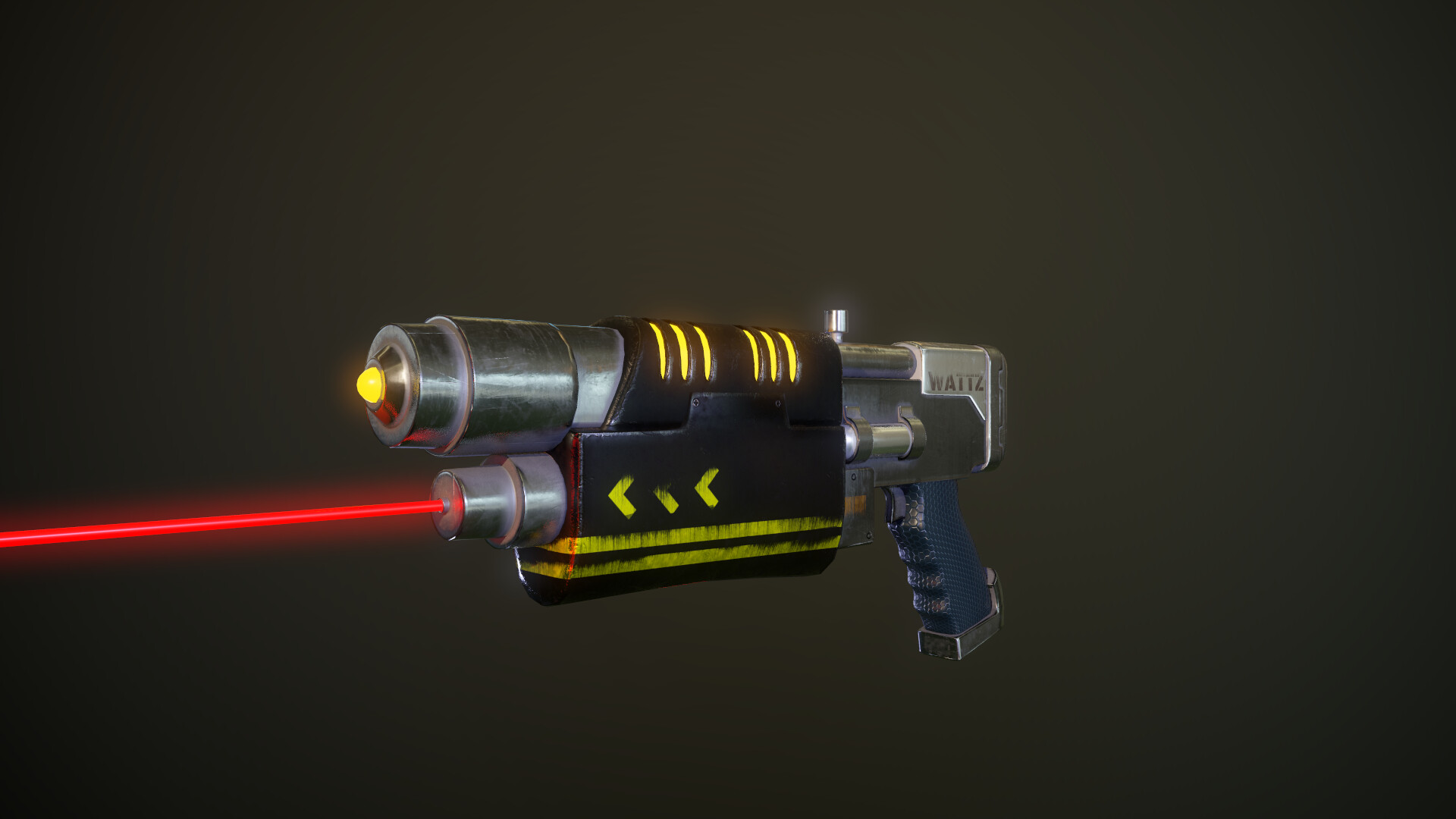ArtStation - Sci-fi Laser Pistol