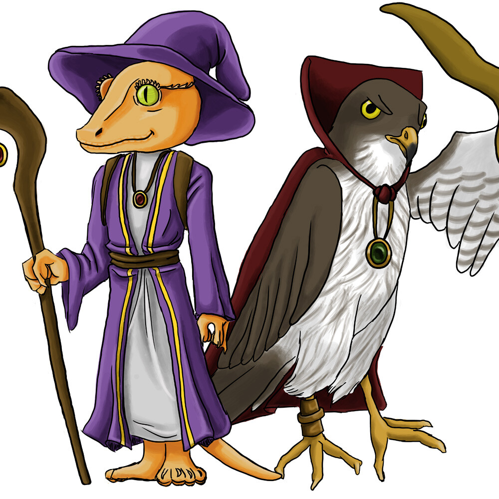 ArtStation - Protagonist and Antagonist Character Designs