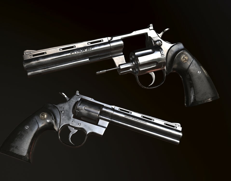 ArtStation - .357 MAGNUM