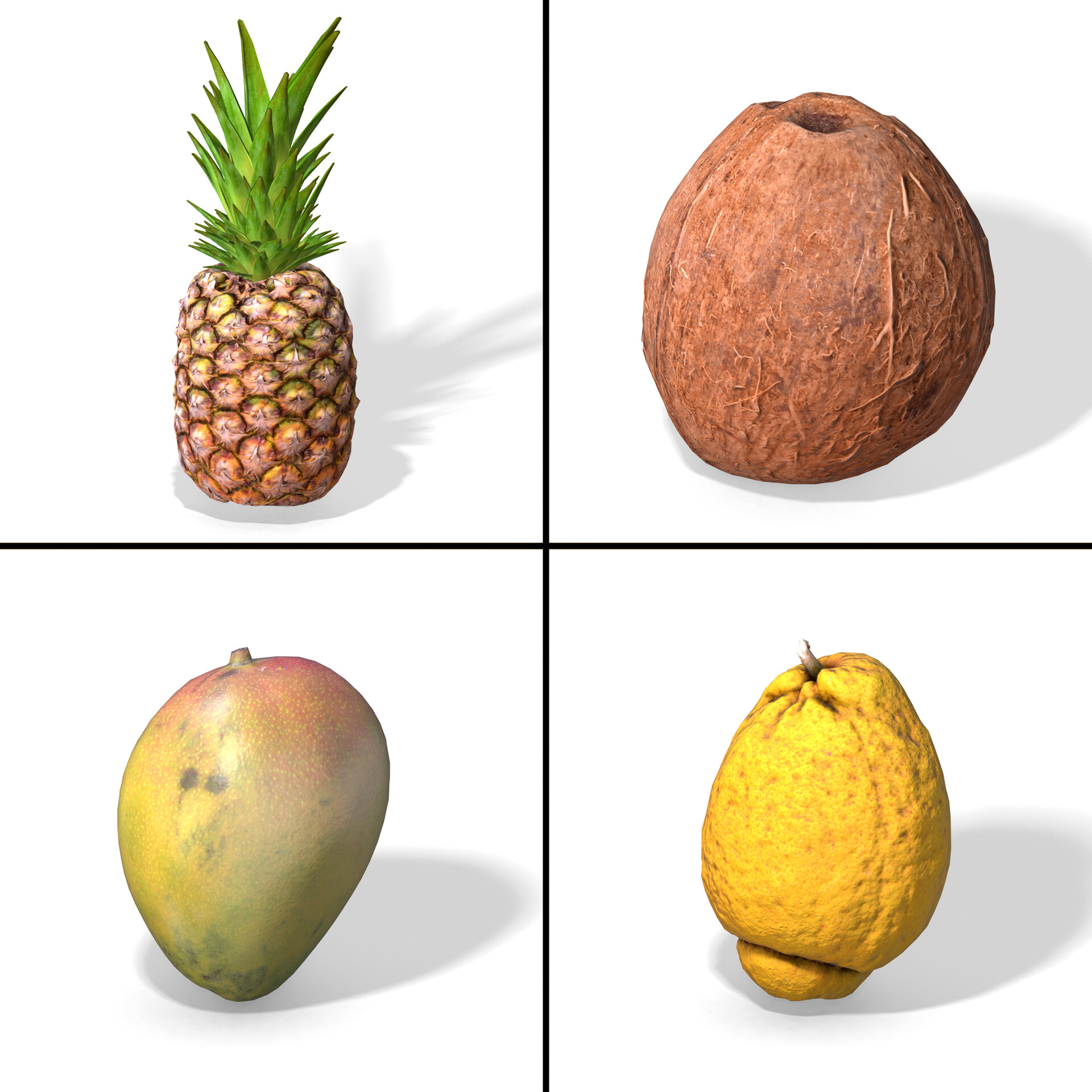 ArtStation - Photoscanned Exotic Fruits Collection