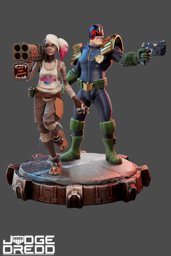 ArtStation - Judge Dredd (commissioned work)