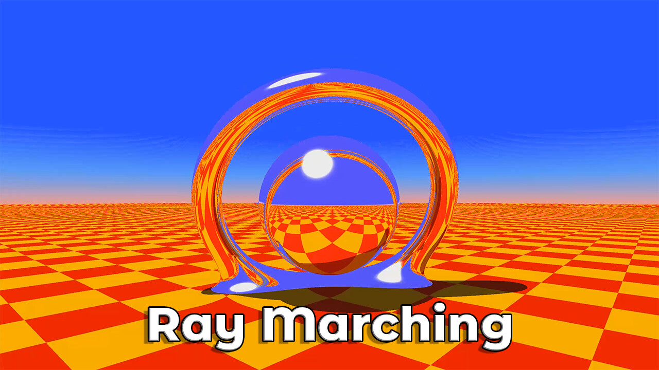 ArtStation - [RayMarching] Shader exam : Ray marching on fragment shader.