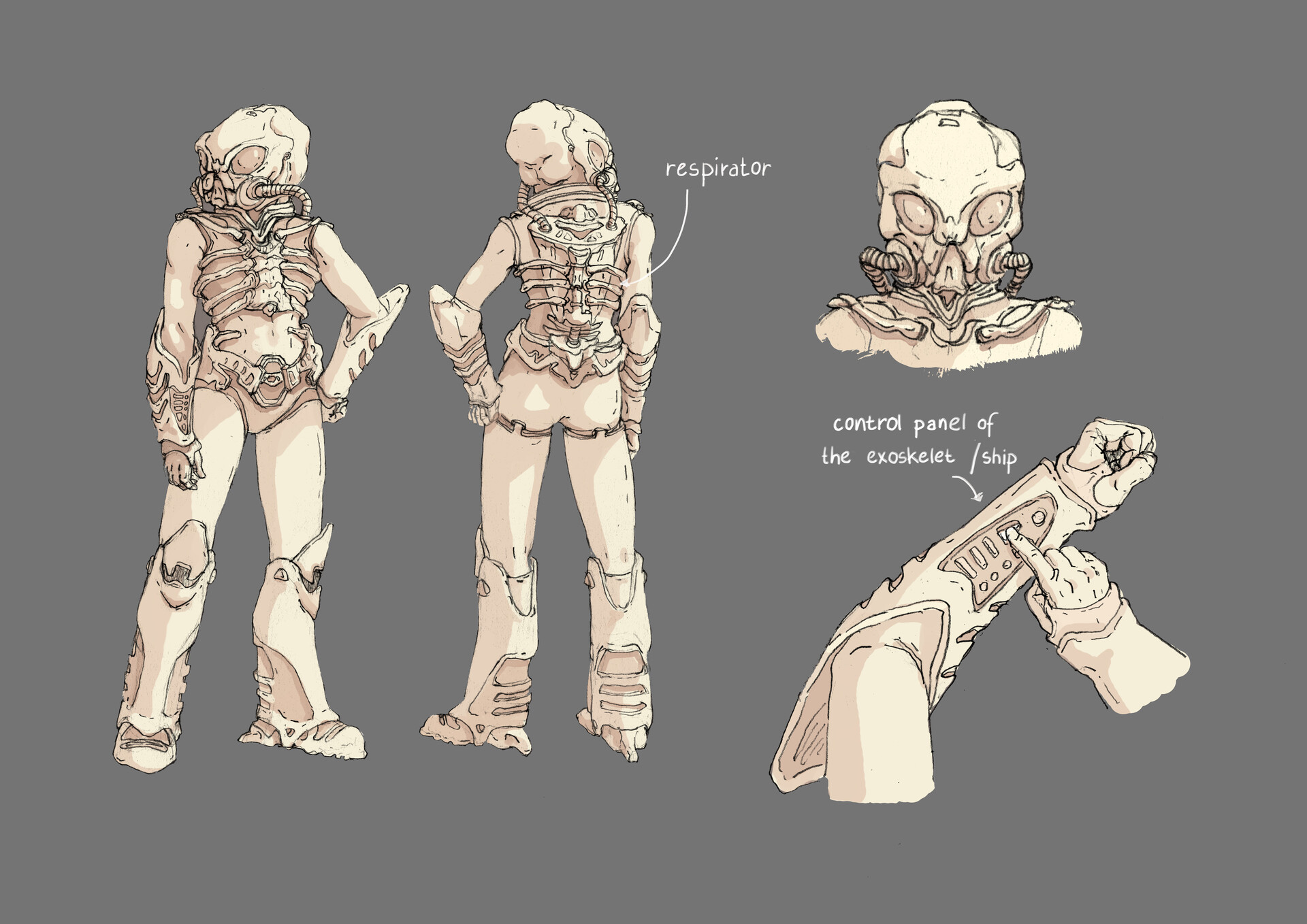 ArtStation - Character & environment design for my comic book