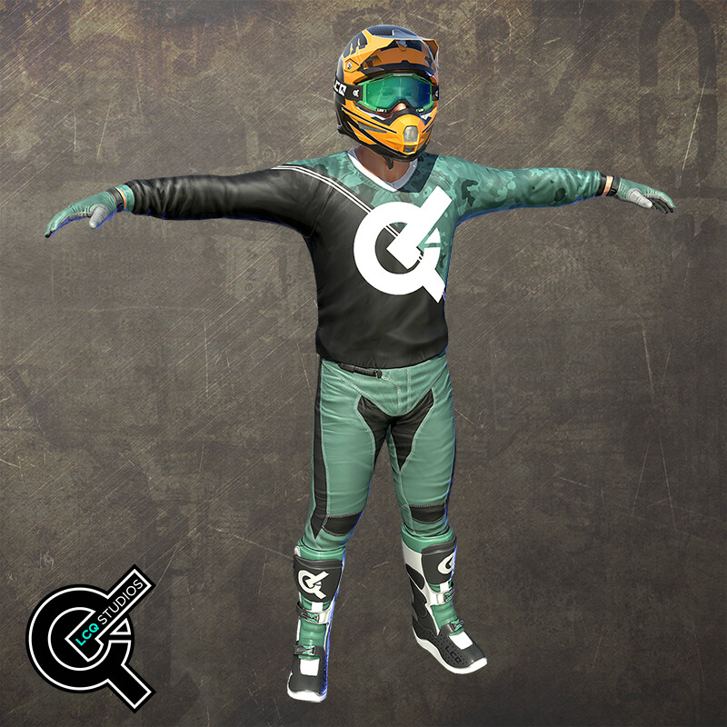 ArtStation - Dirt Bike Rider