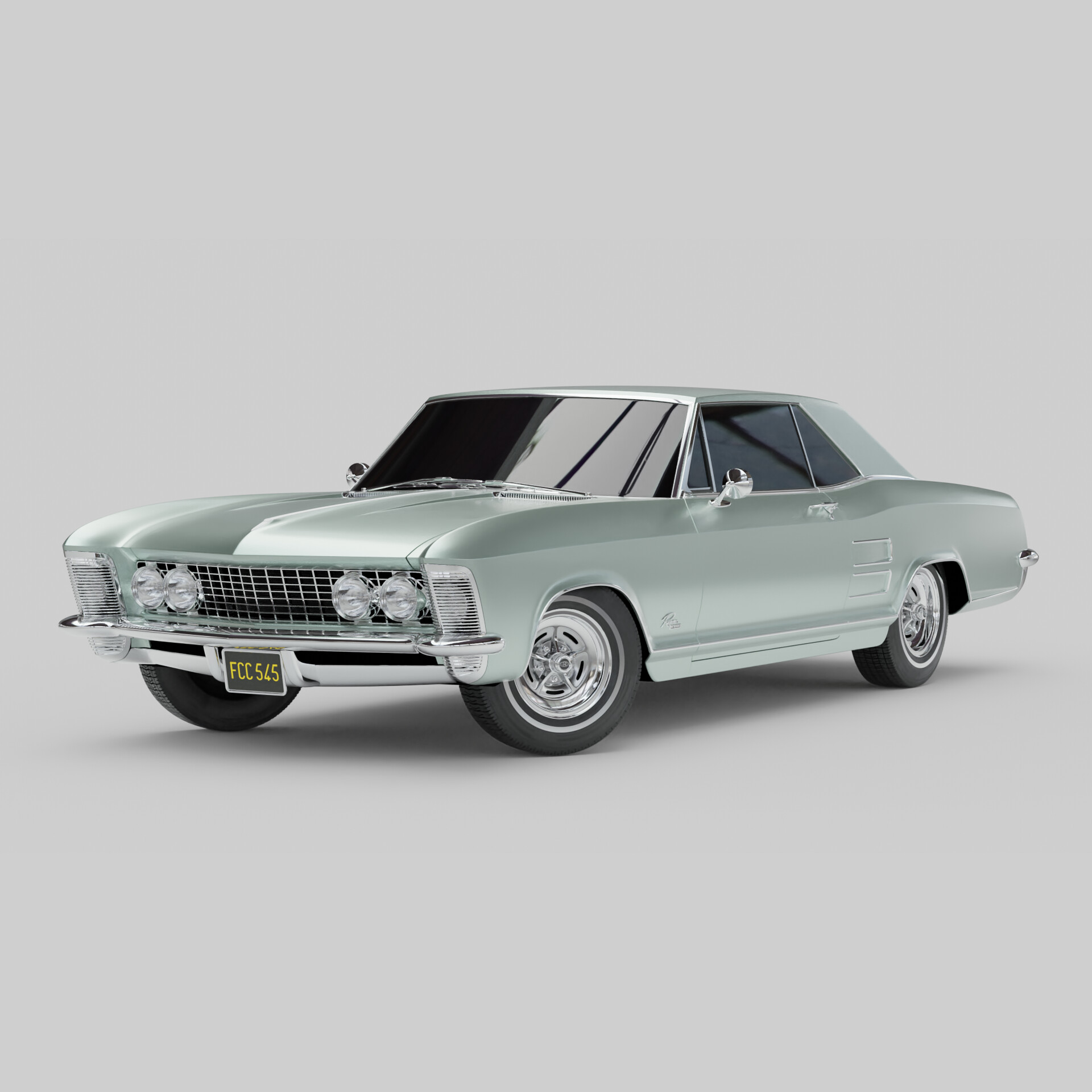 ArtStation - Buick Riviera 1963