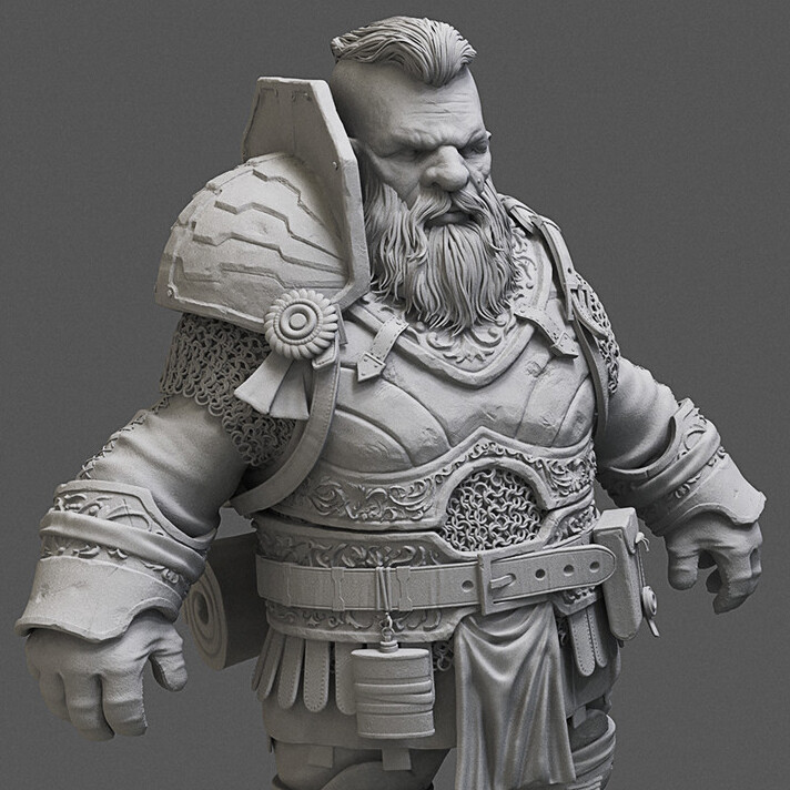 ArtStation - Shield Master high poly