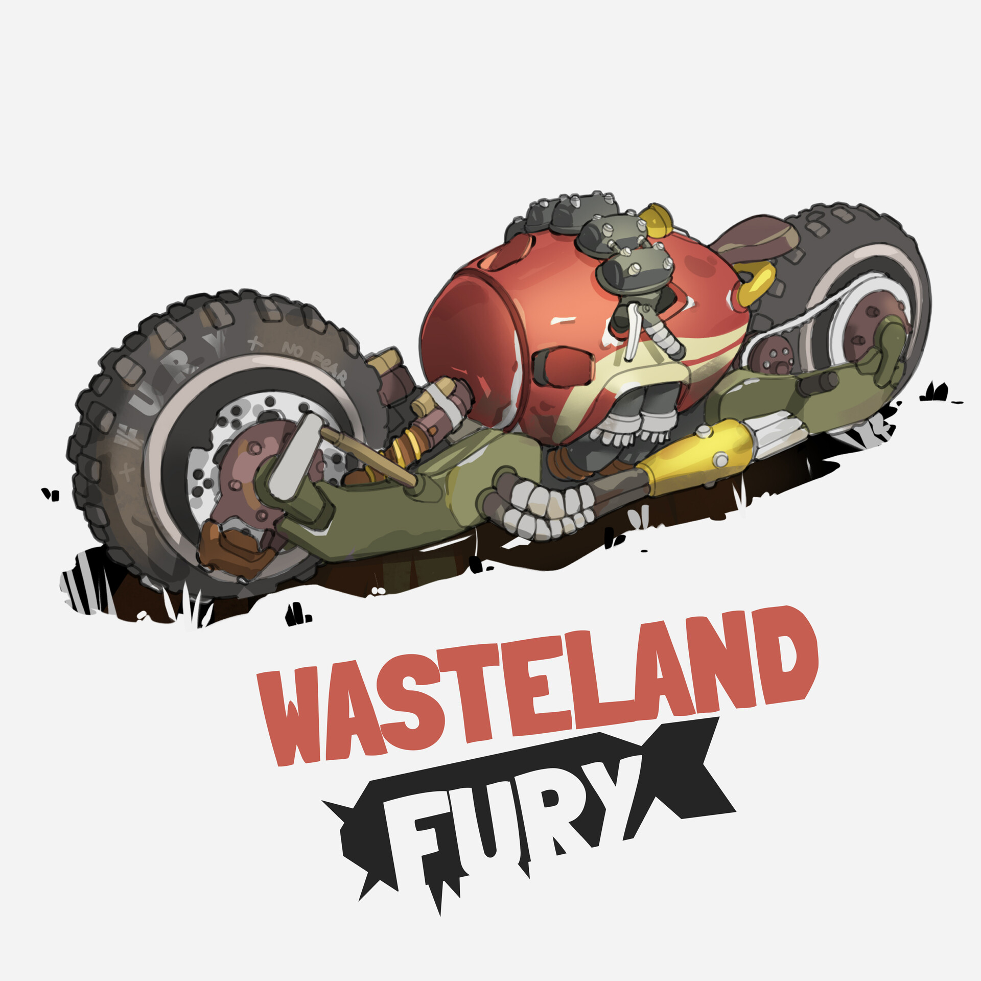 ArtStation - Borderlands fan art. Torgue bike