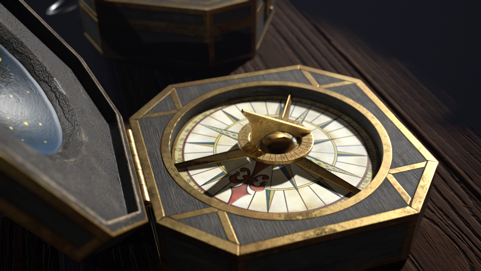 ArtStation - Jack Sparrow's compass