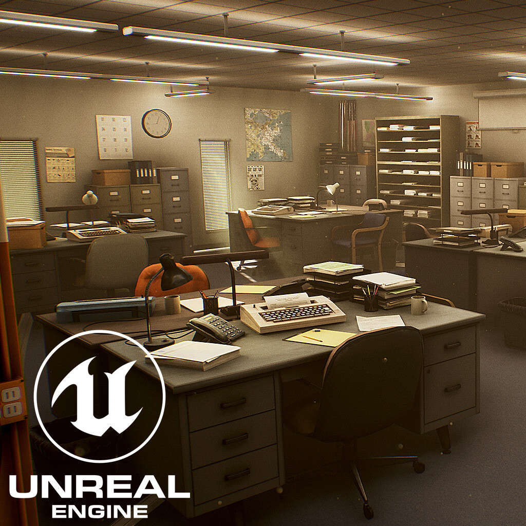 ArtStation - Detective Office - Unreal Engine 4