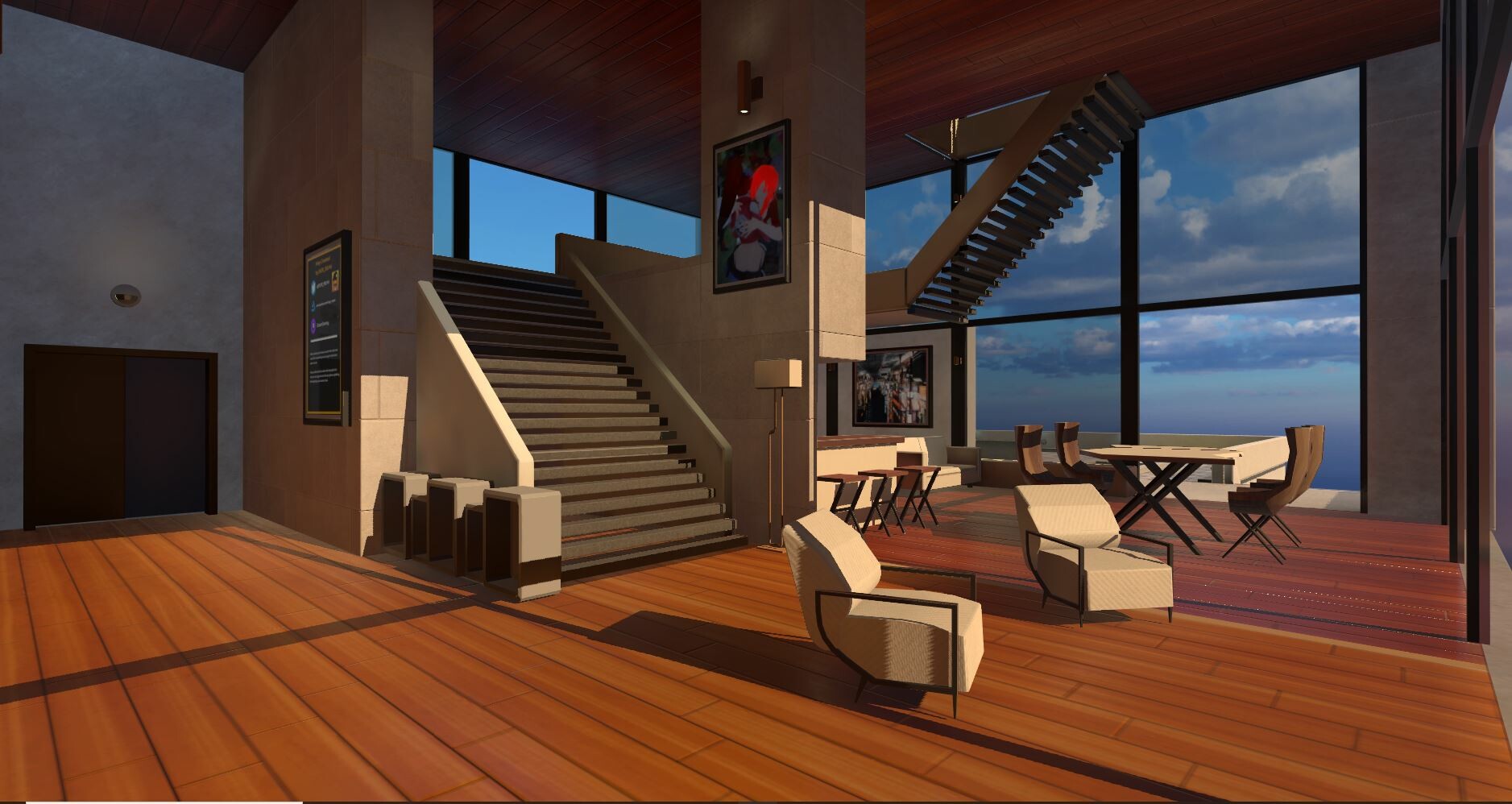 ArtStation - VR optimized Lounge