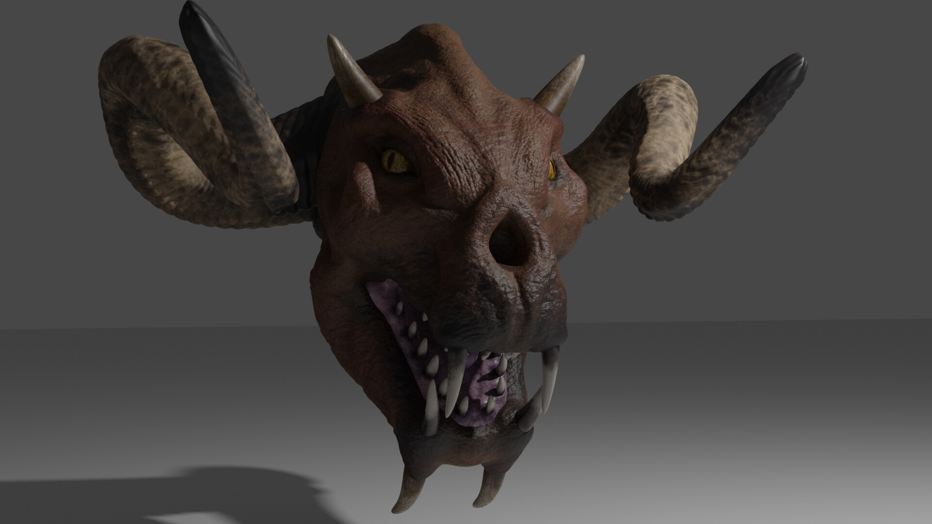 ArtStation - Demon Head