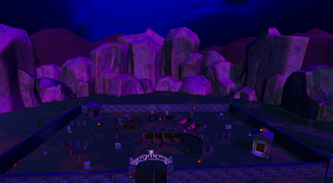 ArtStation - Boneyard Brawlers Graveyard Level Evolution