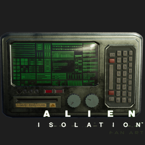 ArtStation - Alien Isolation Flight Recorder Fan Art