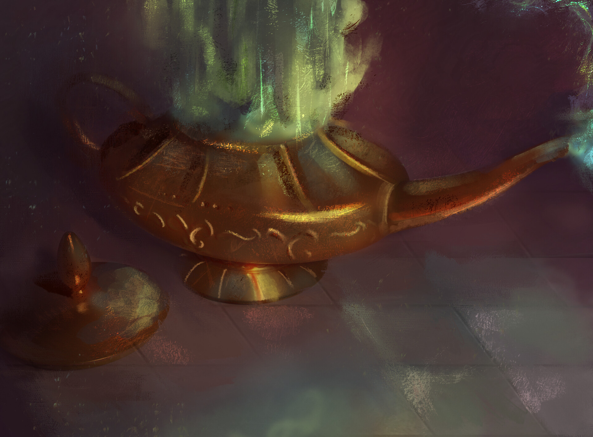ArtStation - Magic lamp