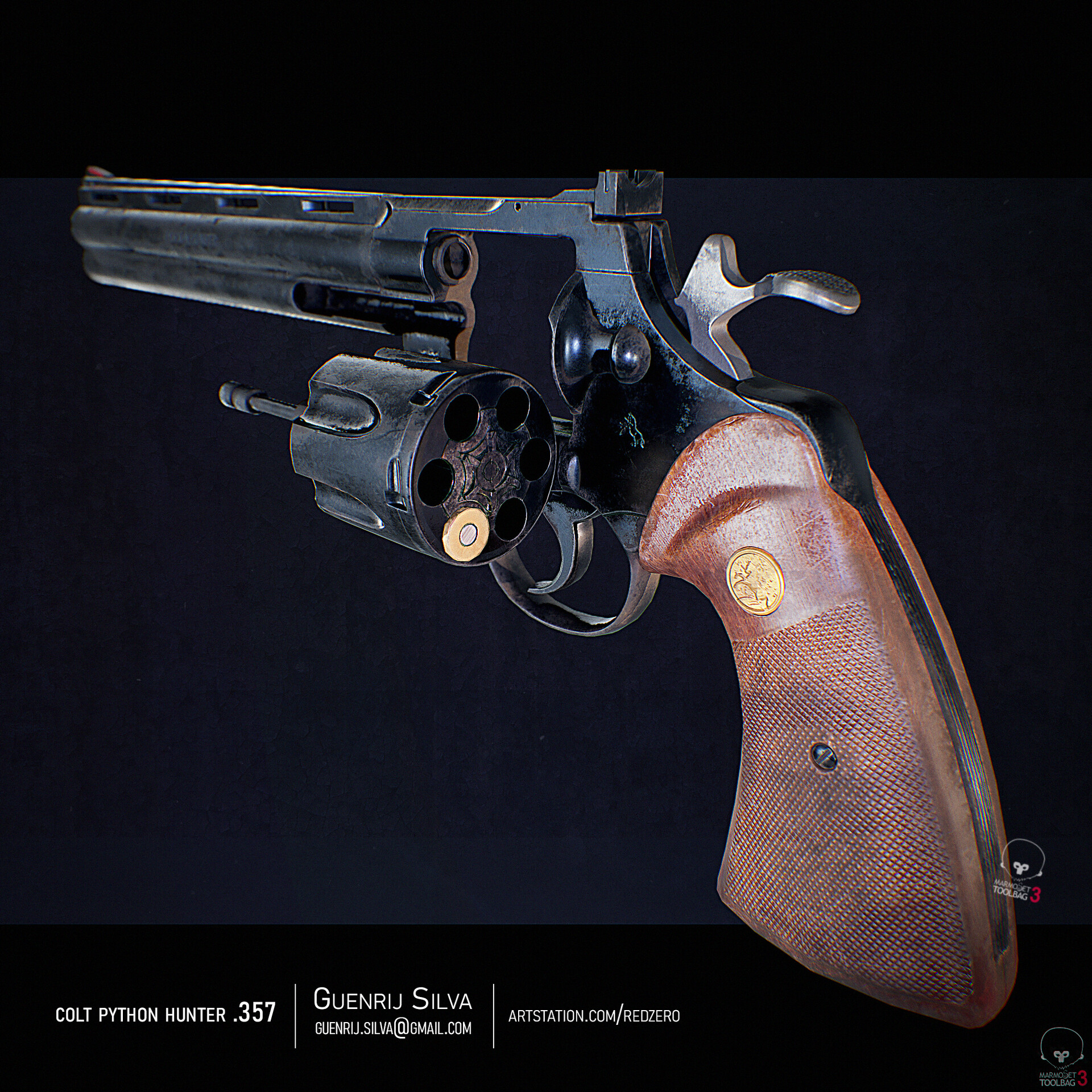 ArtStation - Colt Python Hunter .357