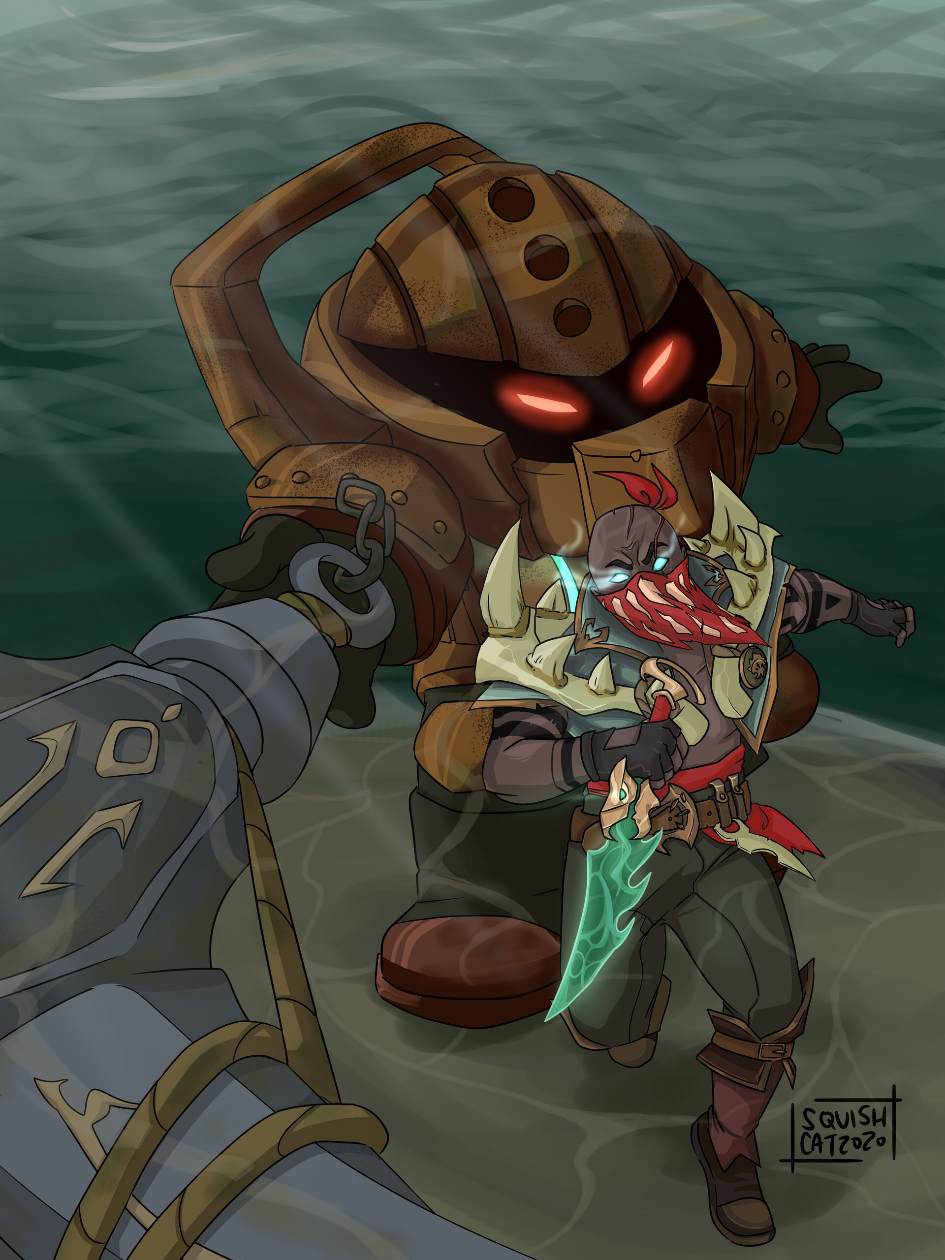 ArtStation - Pyke and Nautilus