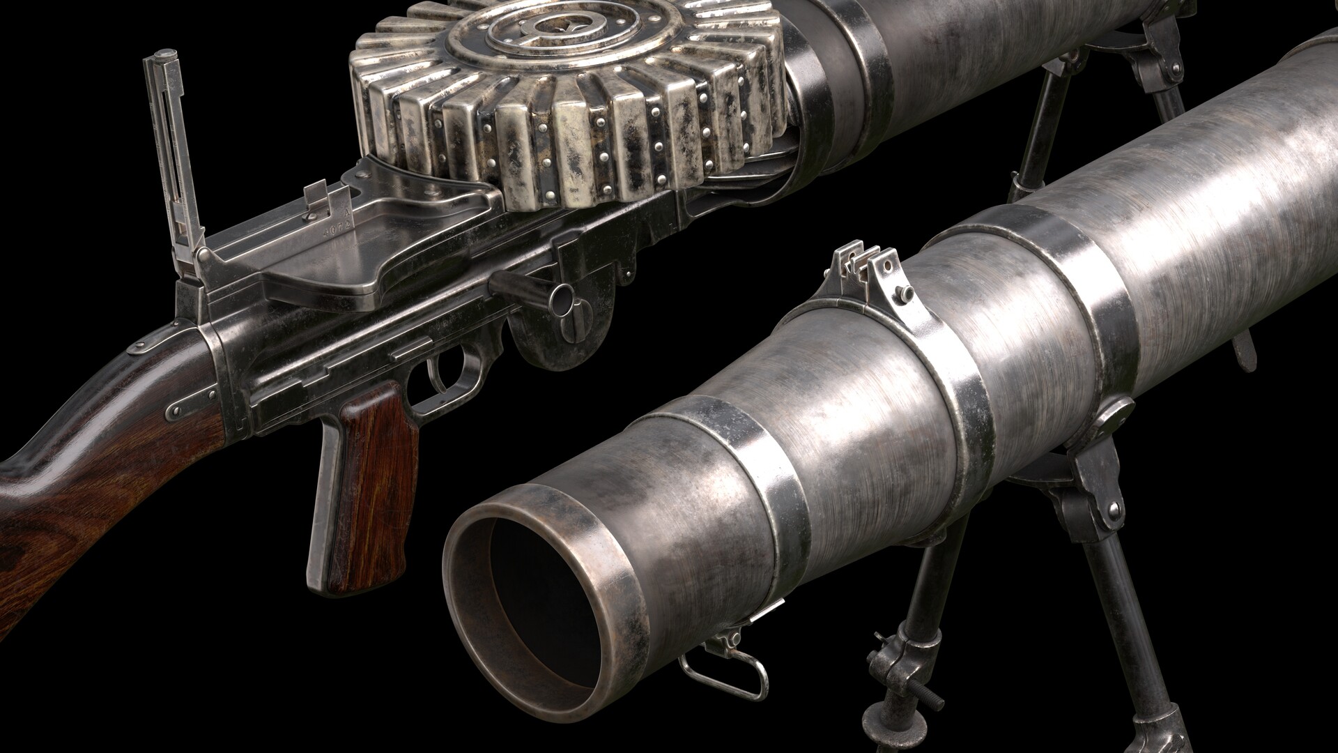 ArtStation - Lewis Gun