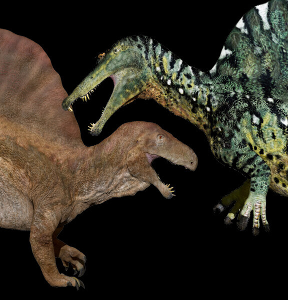 ArtStation - Morphing history (Spinosaurus, from 1975 and beyond)