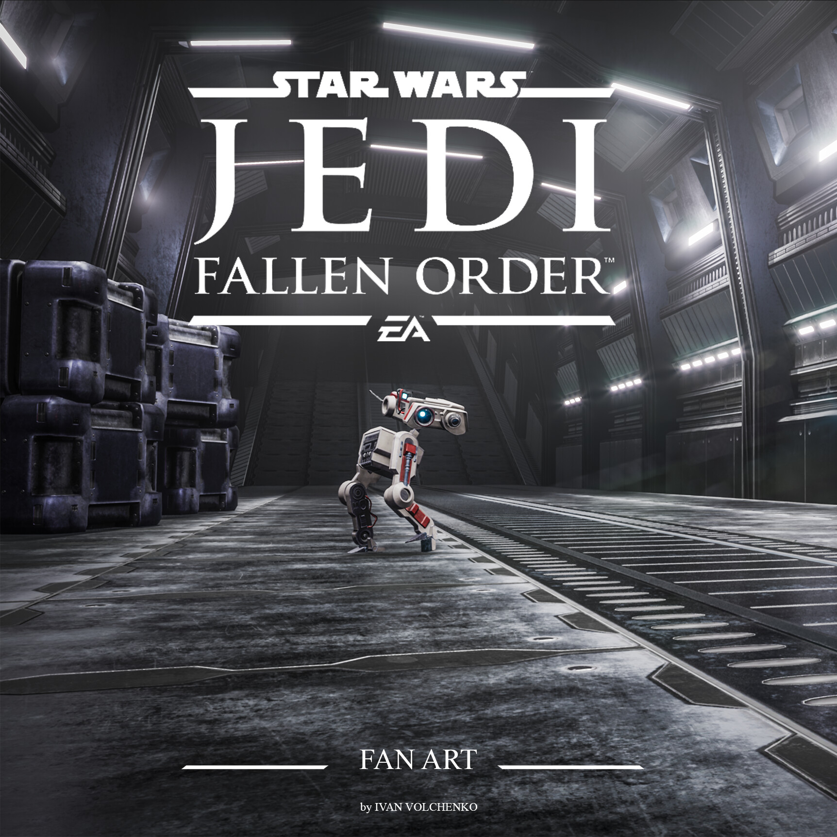 ArtStation - BD-1 JEDI FALLEN ORDER Fan Art