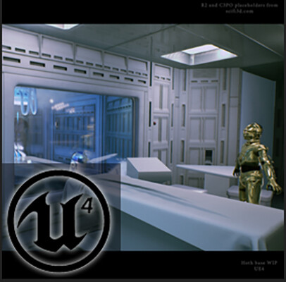 ArtStation - Star Wars - Hoth base UE4 test