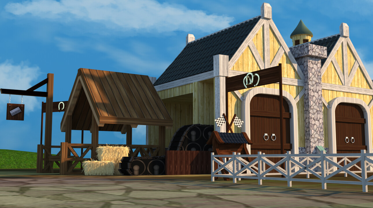 ArtStation - Star Stable Online remodelled environment