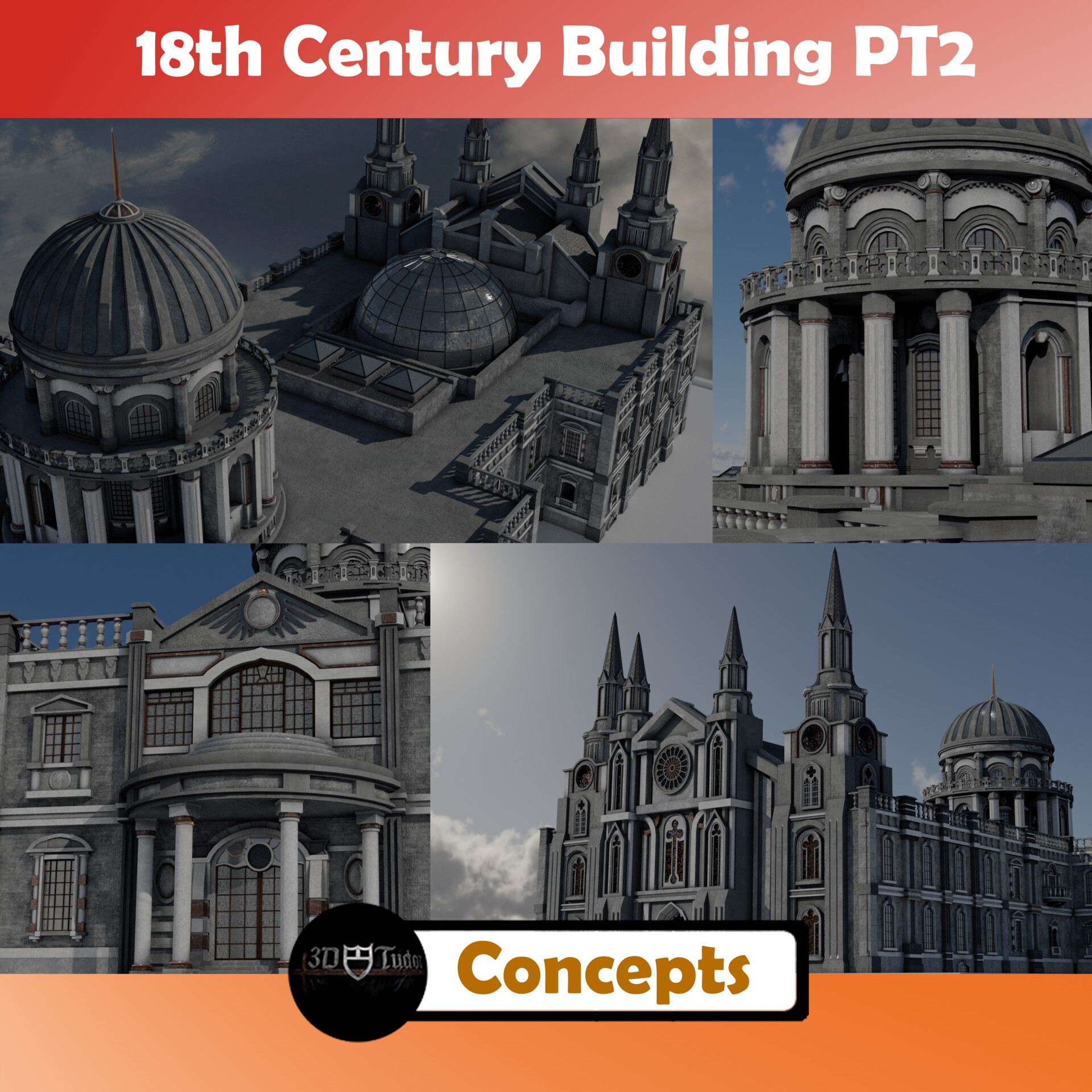 3D Tudor - 18th Century Building Course Concept PT2