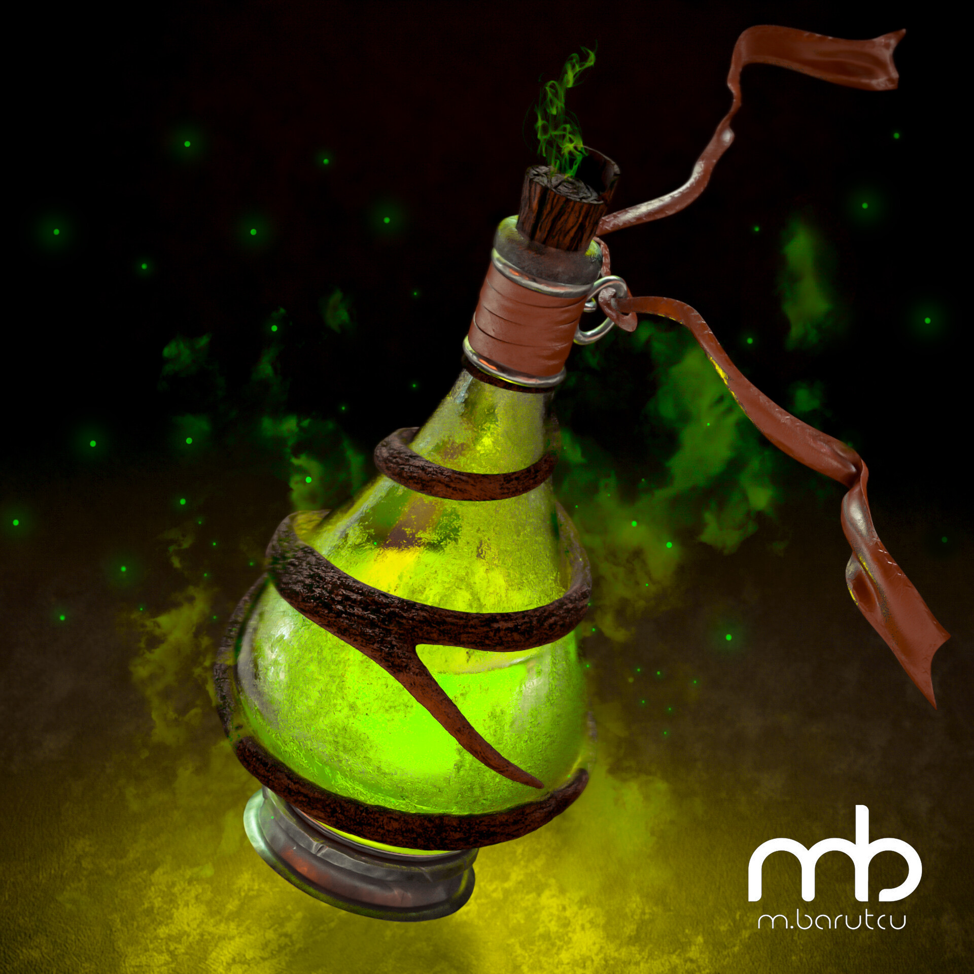 ArtStation - Poison Bottle