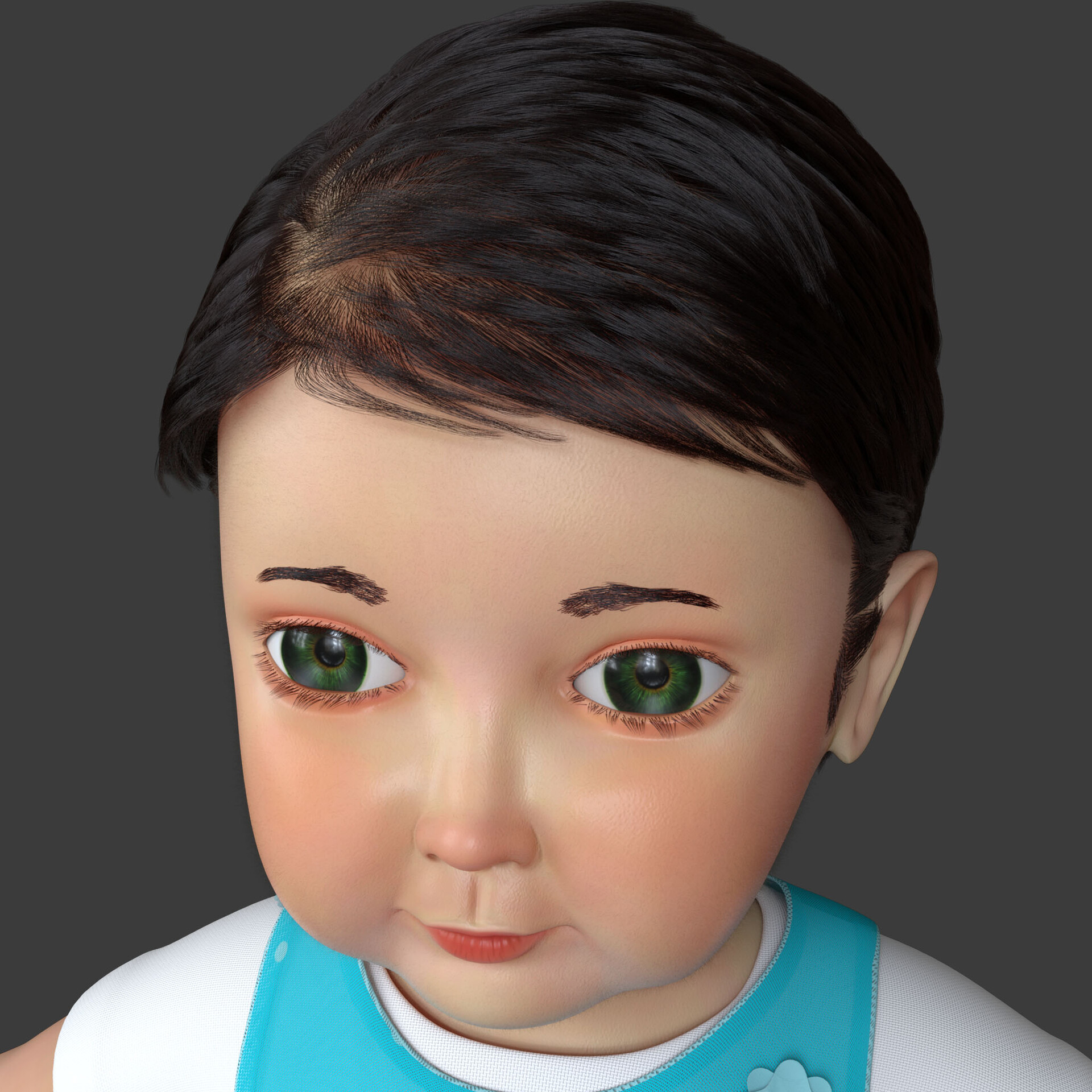 ArtStation - Baby girl 3D model