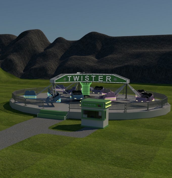 ArtStation - 3D Theme Park Model