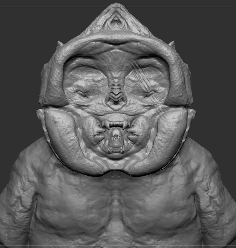 ArtStation - A scary alien like creature made on ZBrush
