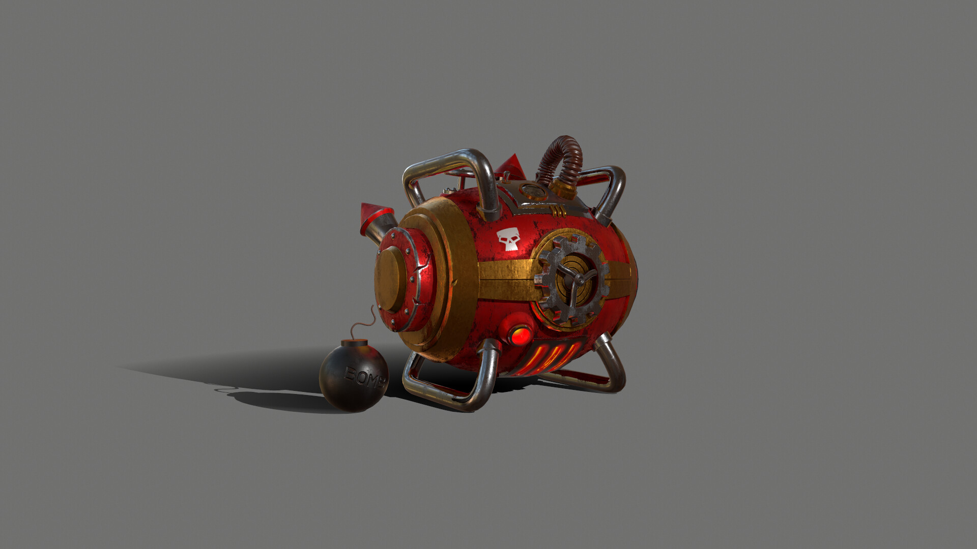 ArtStation - Gas Bomb - Explosive Machine