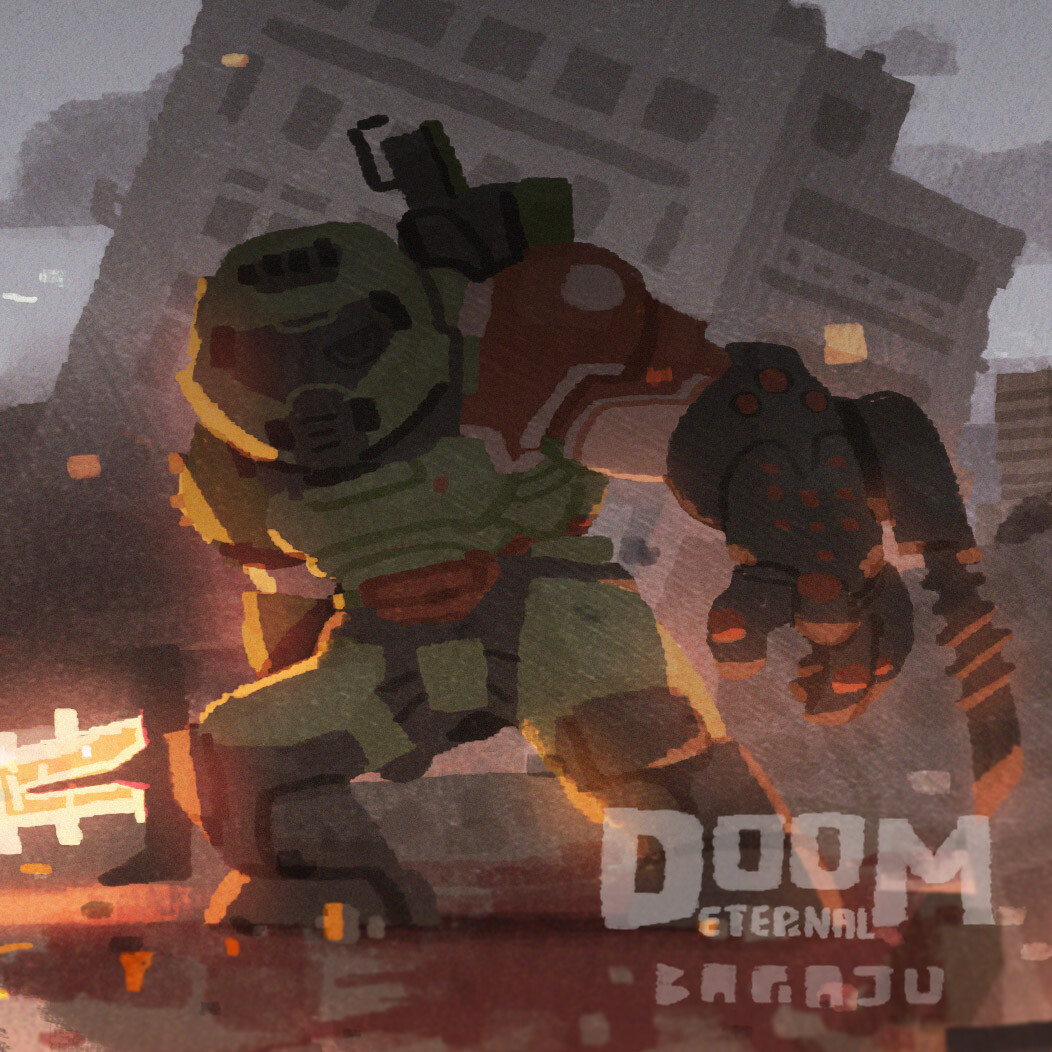 ArtStation - Doom fanart