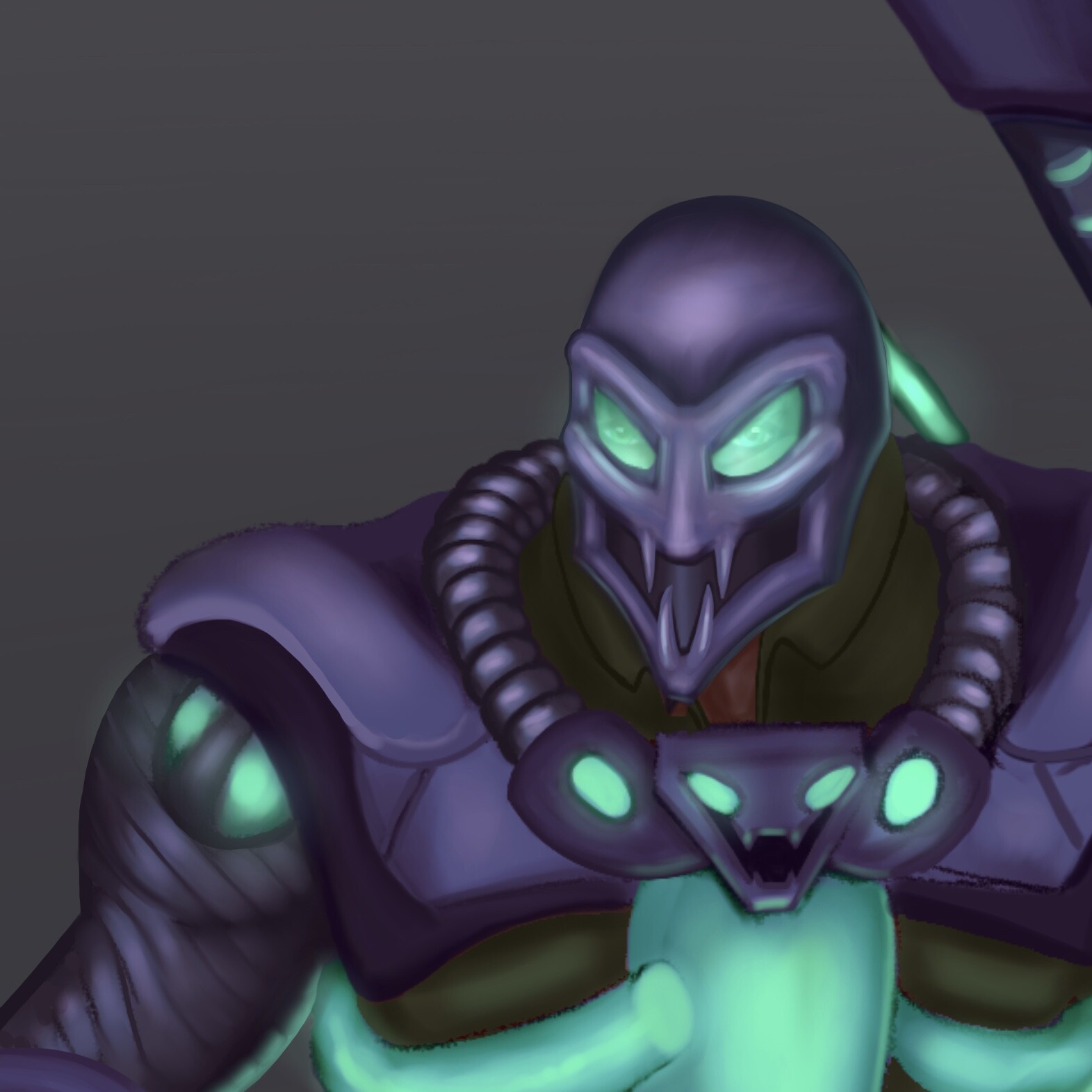 ArtStation - Cyborg Commando Xul - skin concept -hots