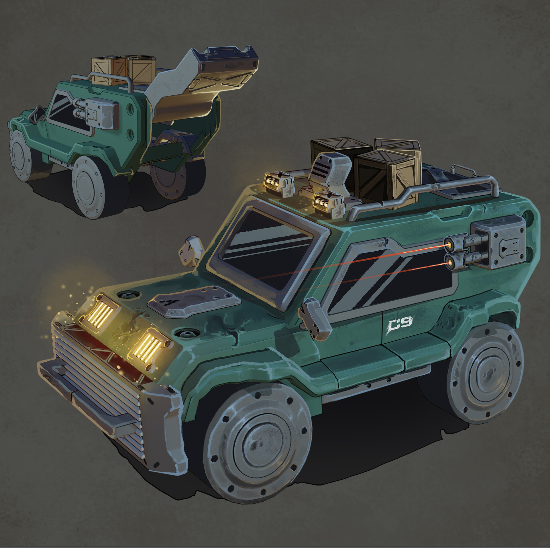 ArtStation - Vehicle Design (Overwatch)