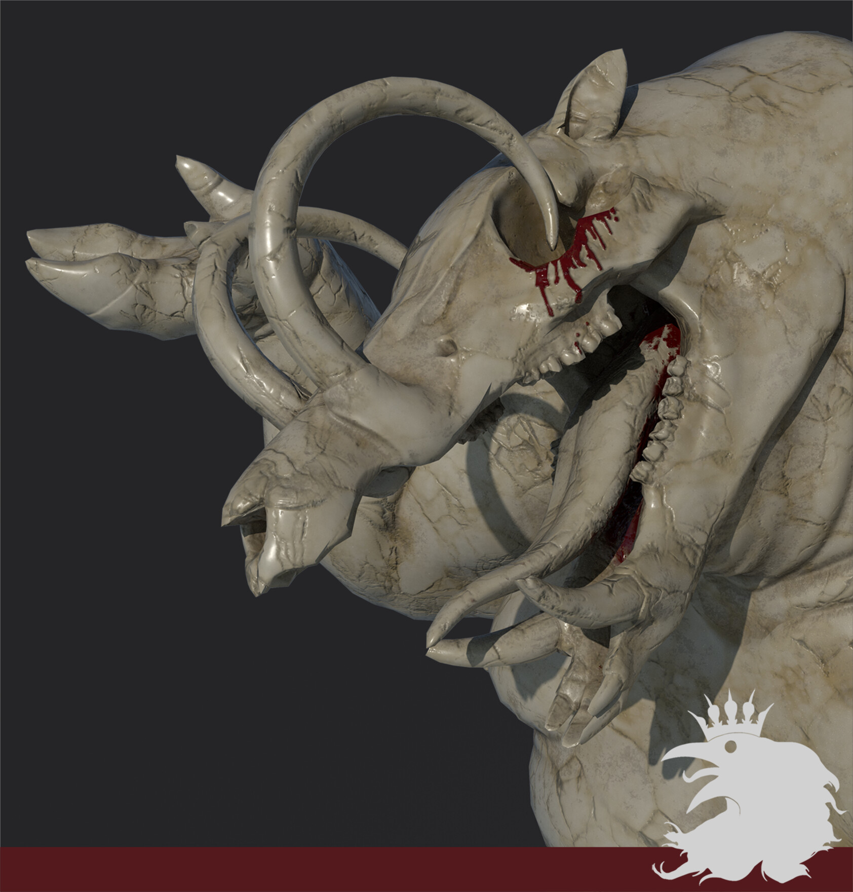 ArtStation - Gluttony Statue