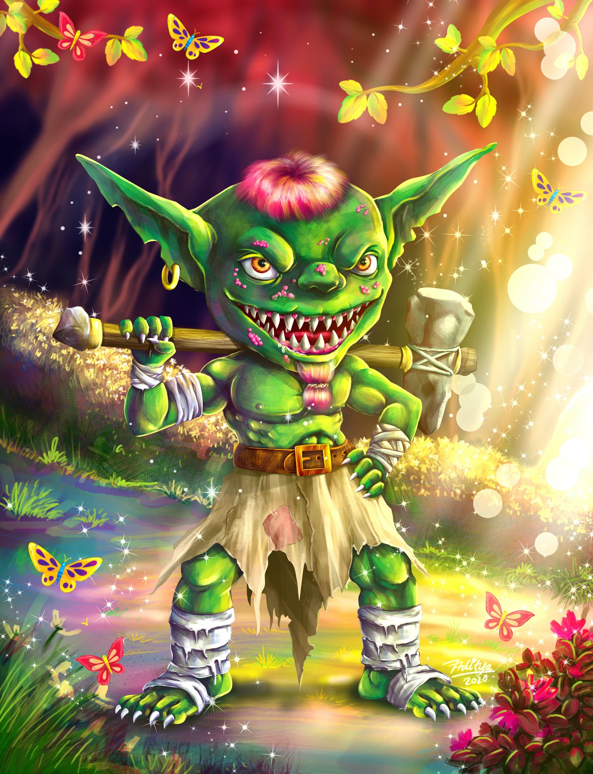 ArtStation - Fantasy character goblin