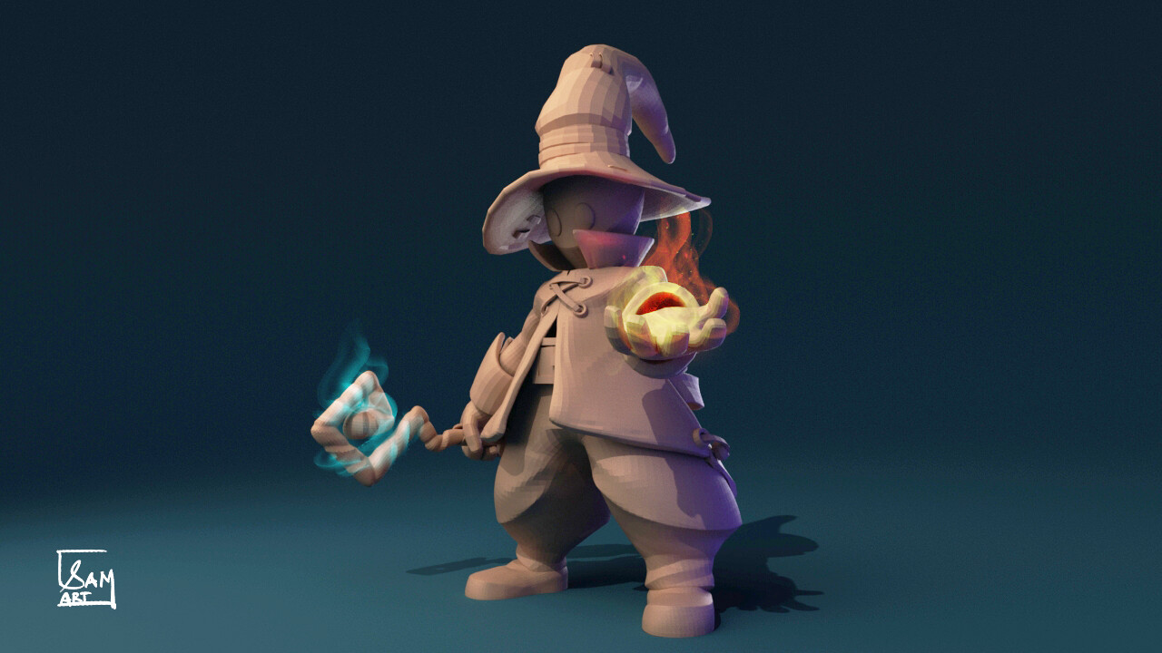 ArtStation - Vivi 3D Final Fantasy